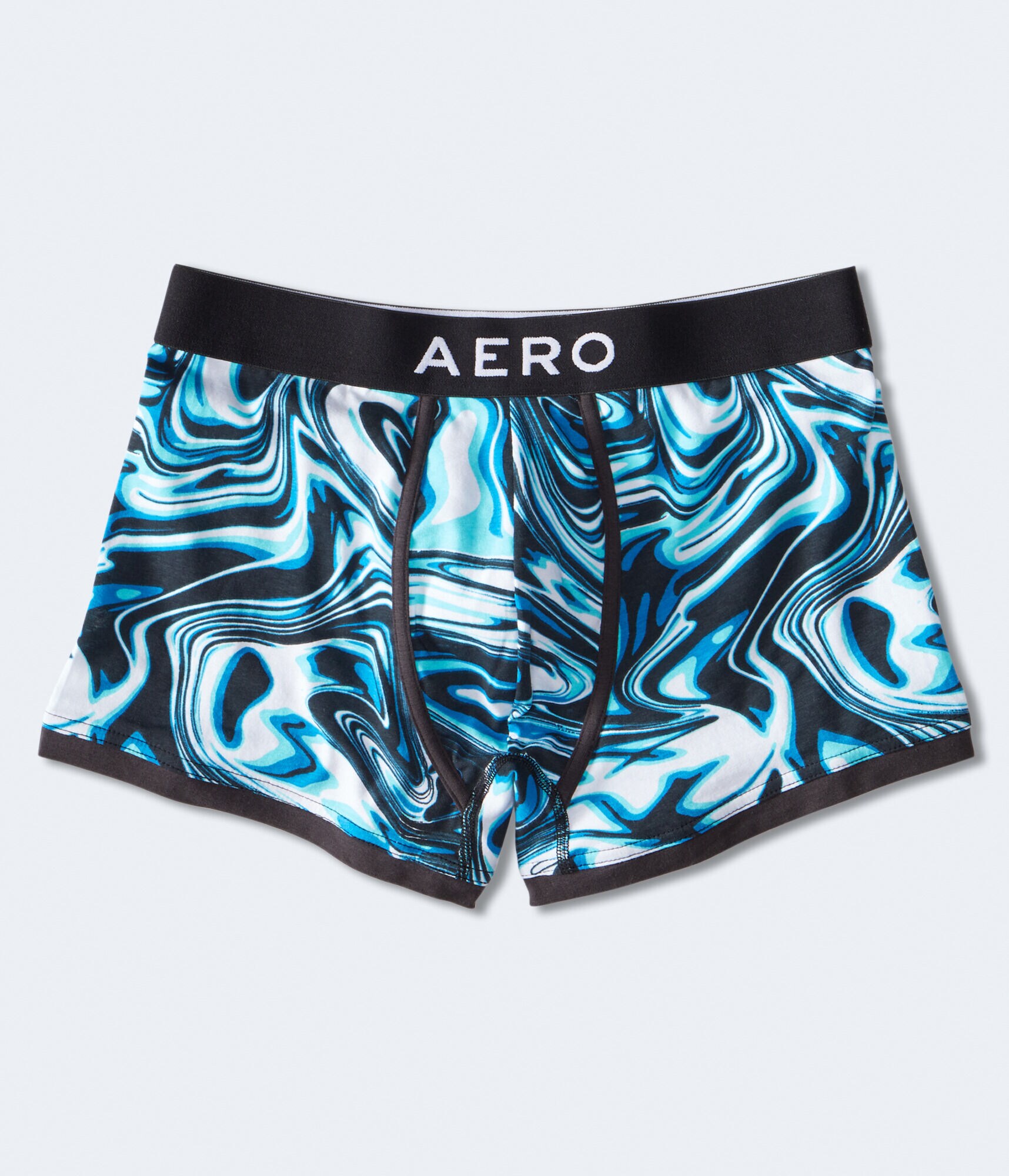Swirled Water Knit Trunks