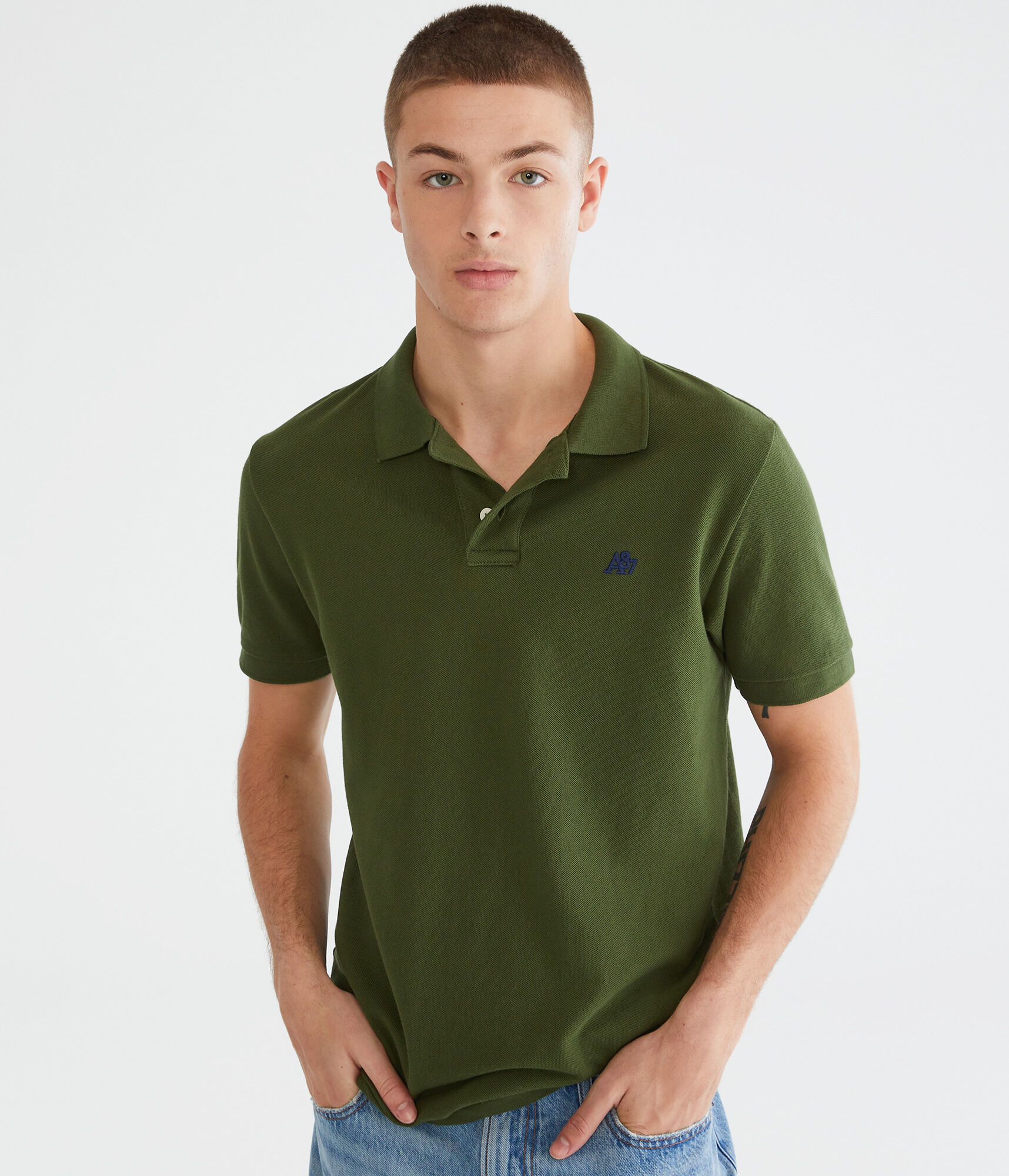 A87 Logo Piqué Polo