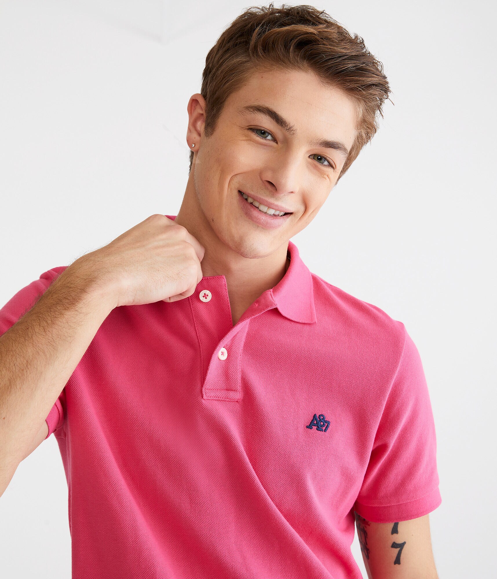 Eco A87 Logo Piqué Polo
