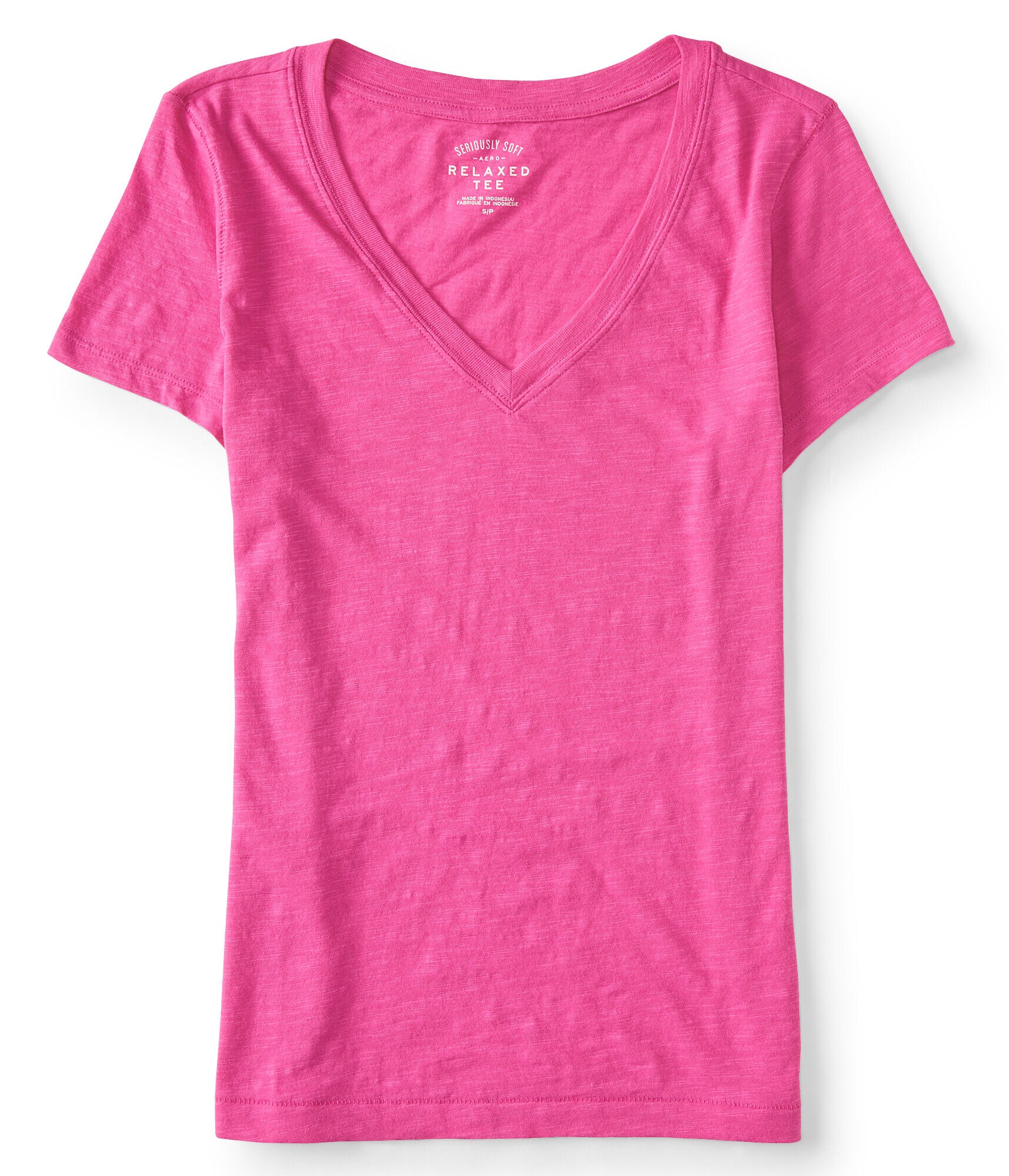 Seriously Soft Solid V-Neck Tee