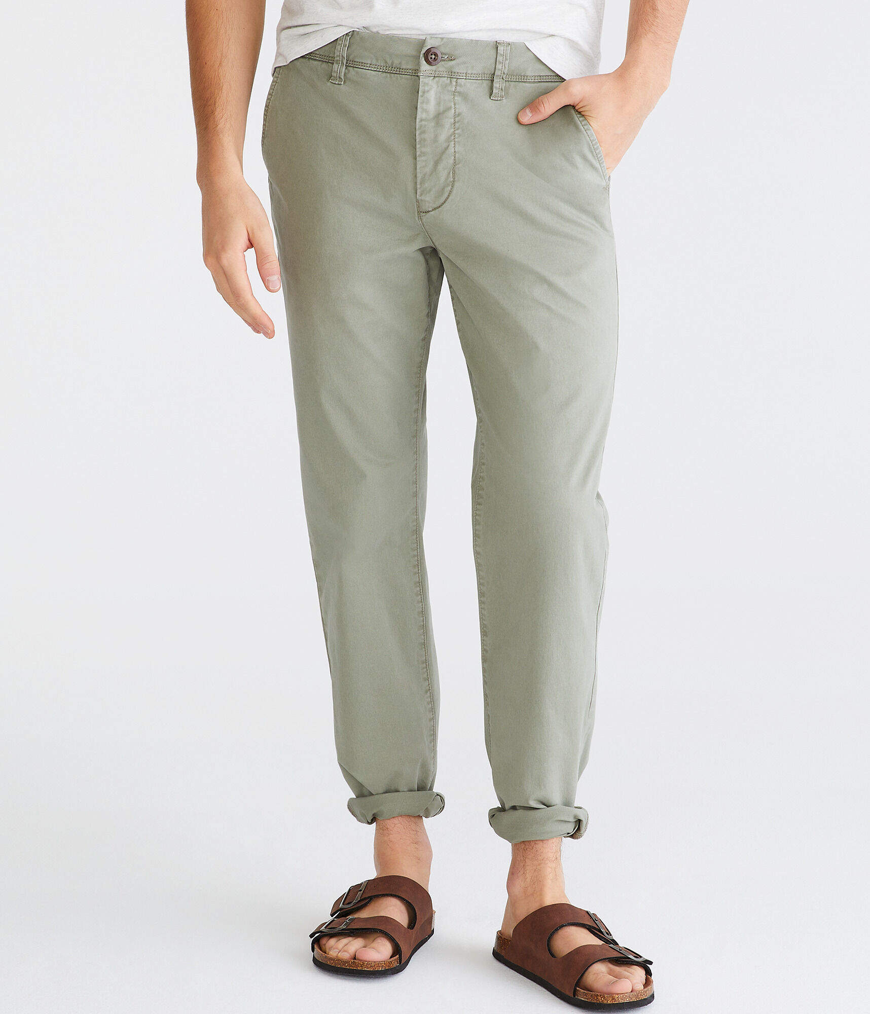 Men's Slim Straight Stretch Chinos | Aeropostale