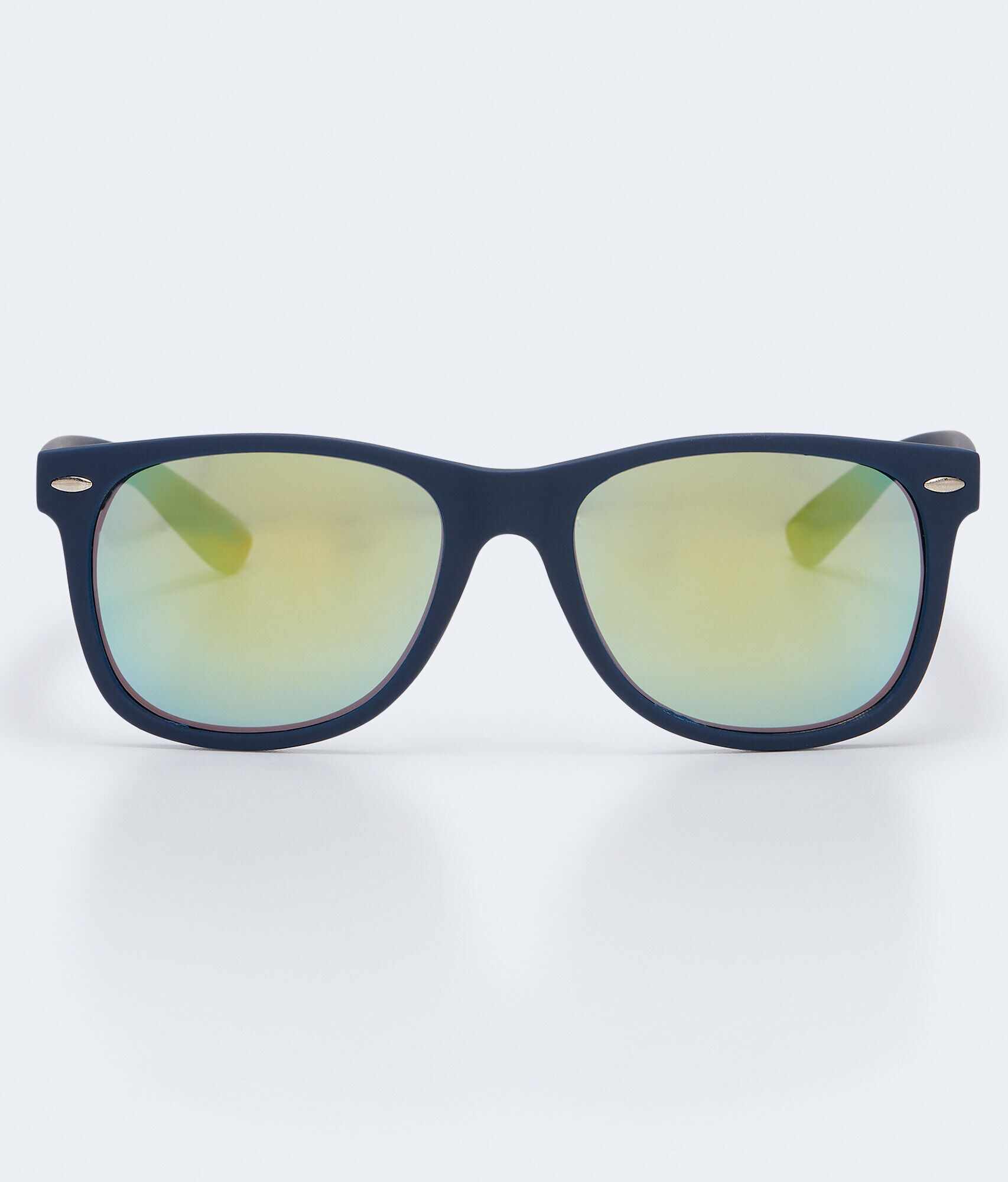 Matte Plastic Mirrored Waymax Sunglasses