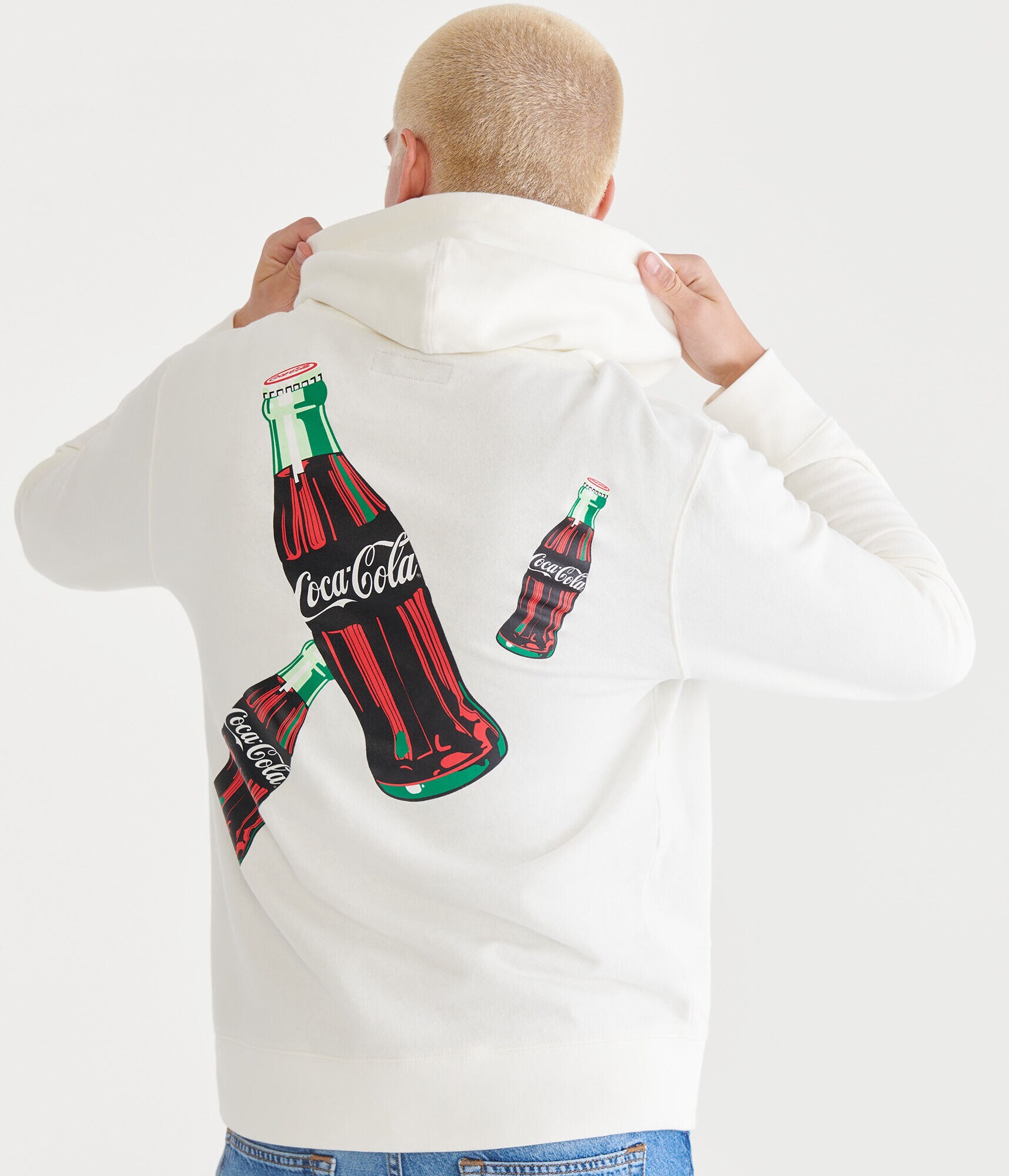 Coca-Cola® by Aeropostale Coca-Cola Stars Logo Pullover Hoodie