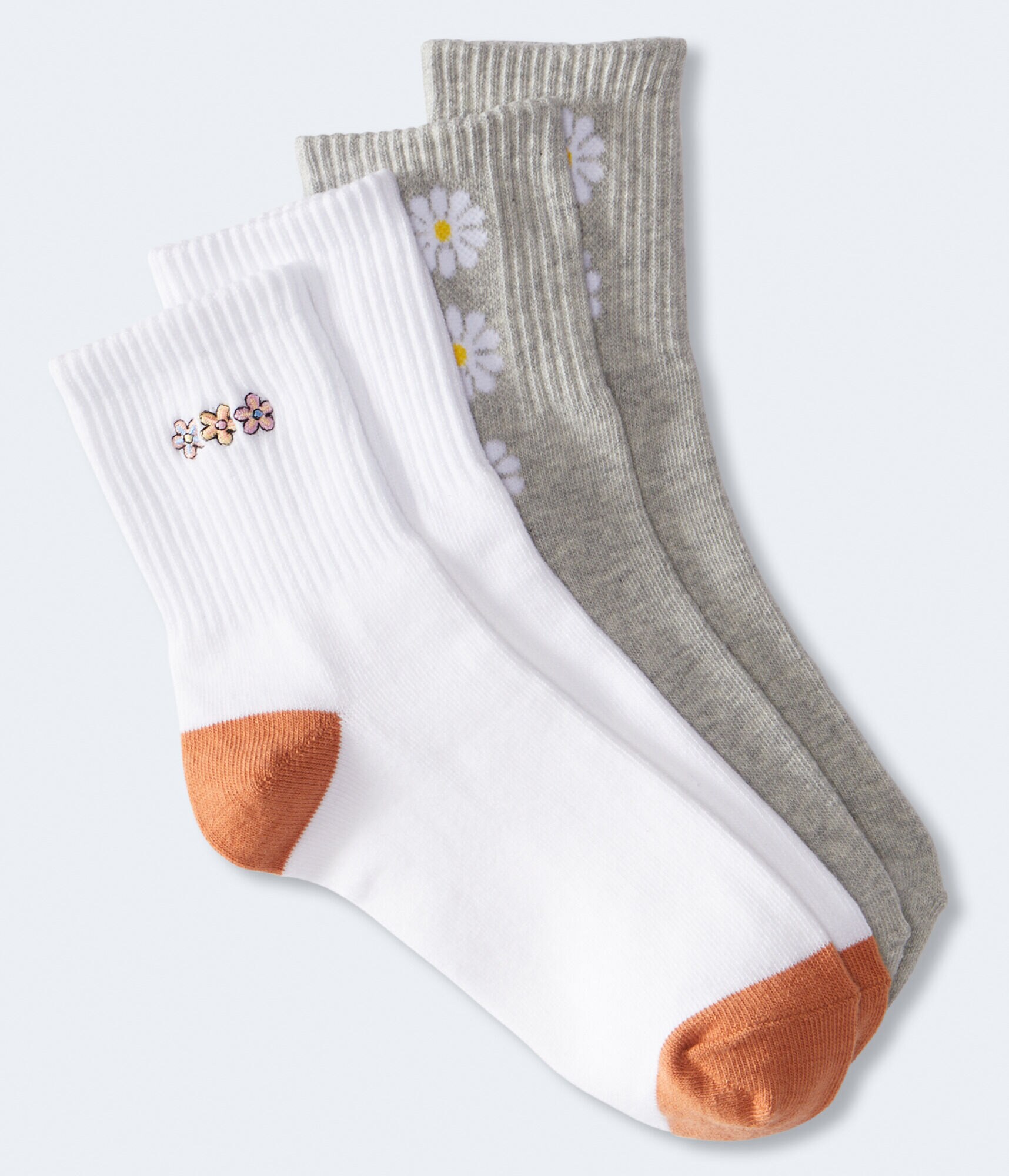 Daisies & Flowers Crew Sock 2-Pack