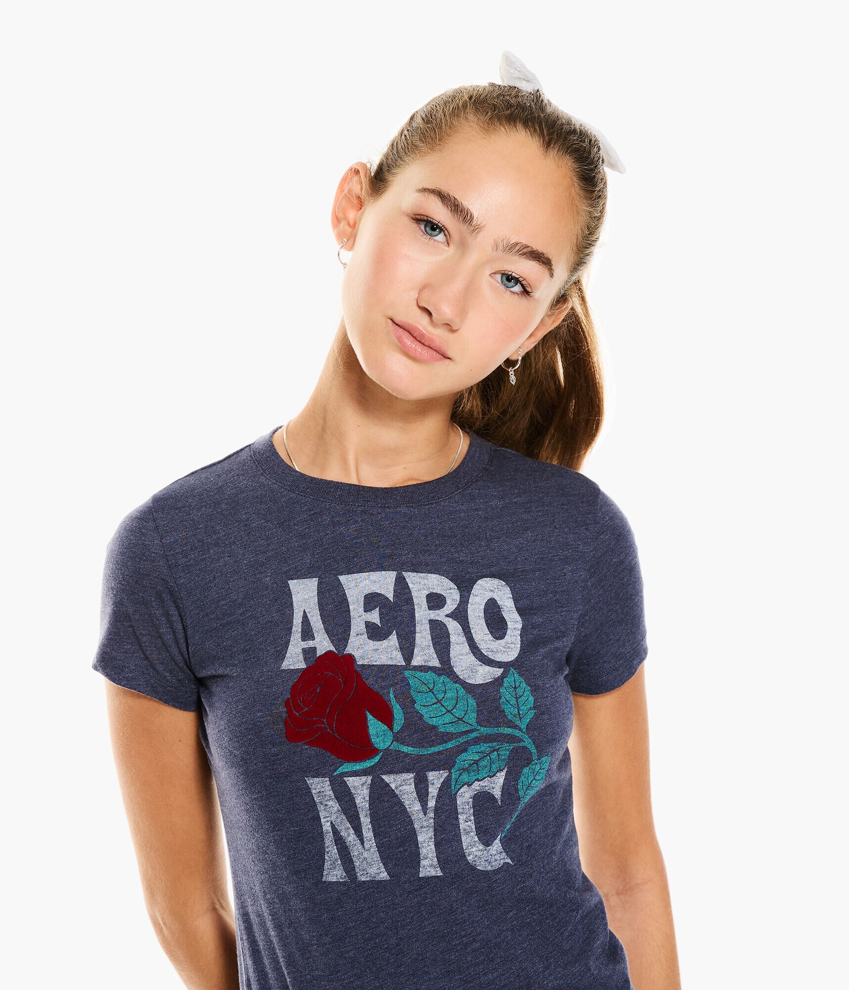 Aero NYC Rose Graphic Tee