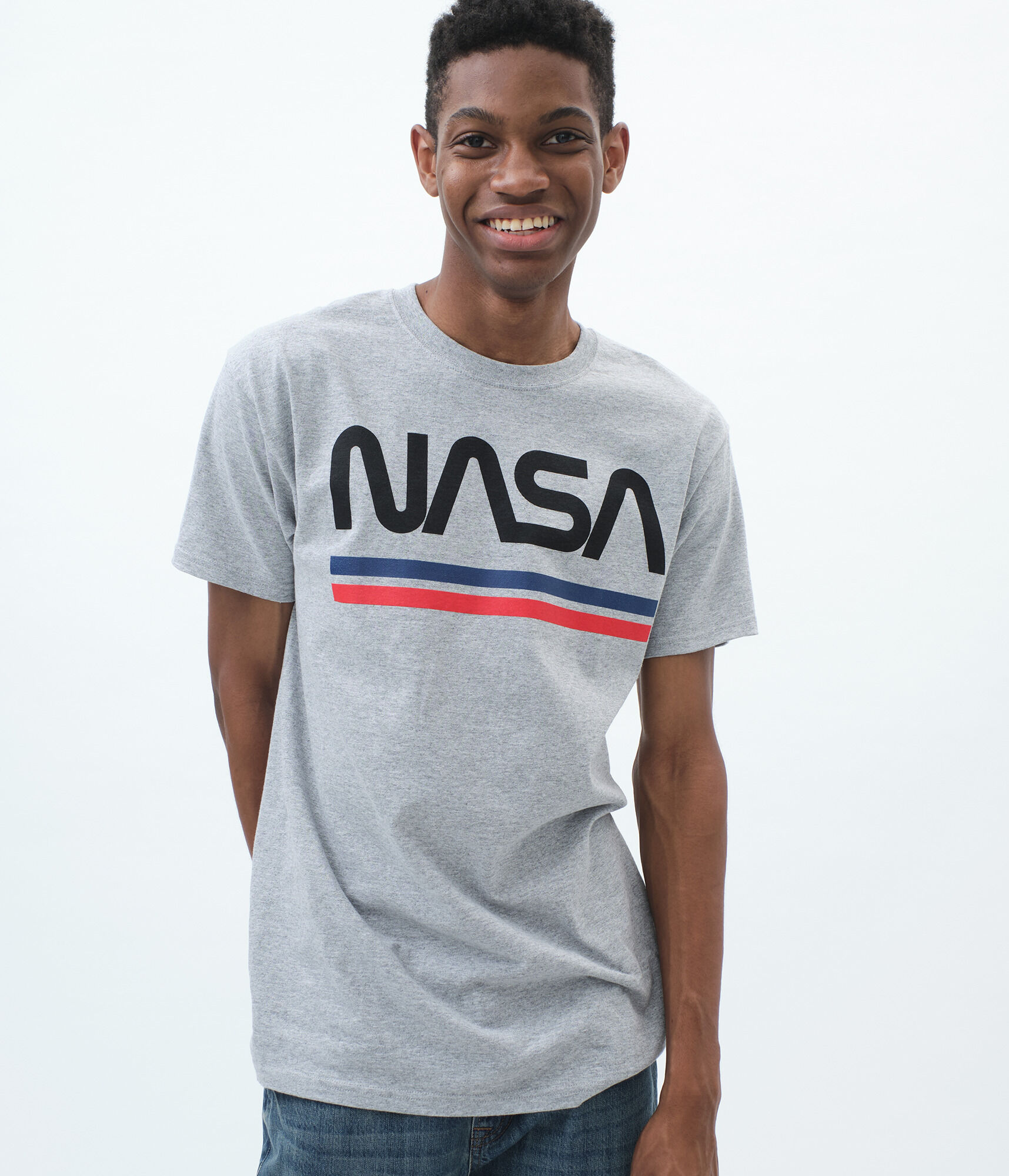 NASA Stripes Graphic Tee