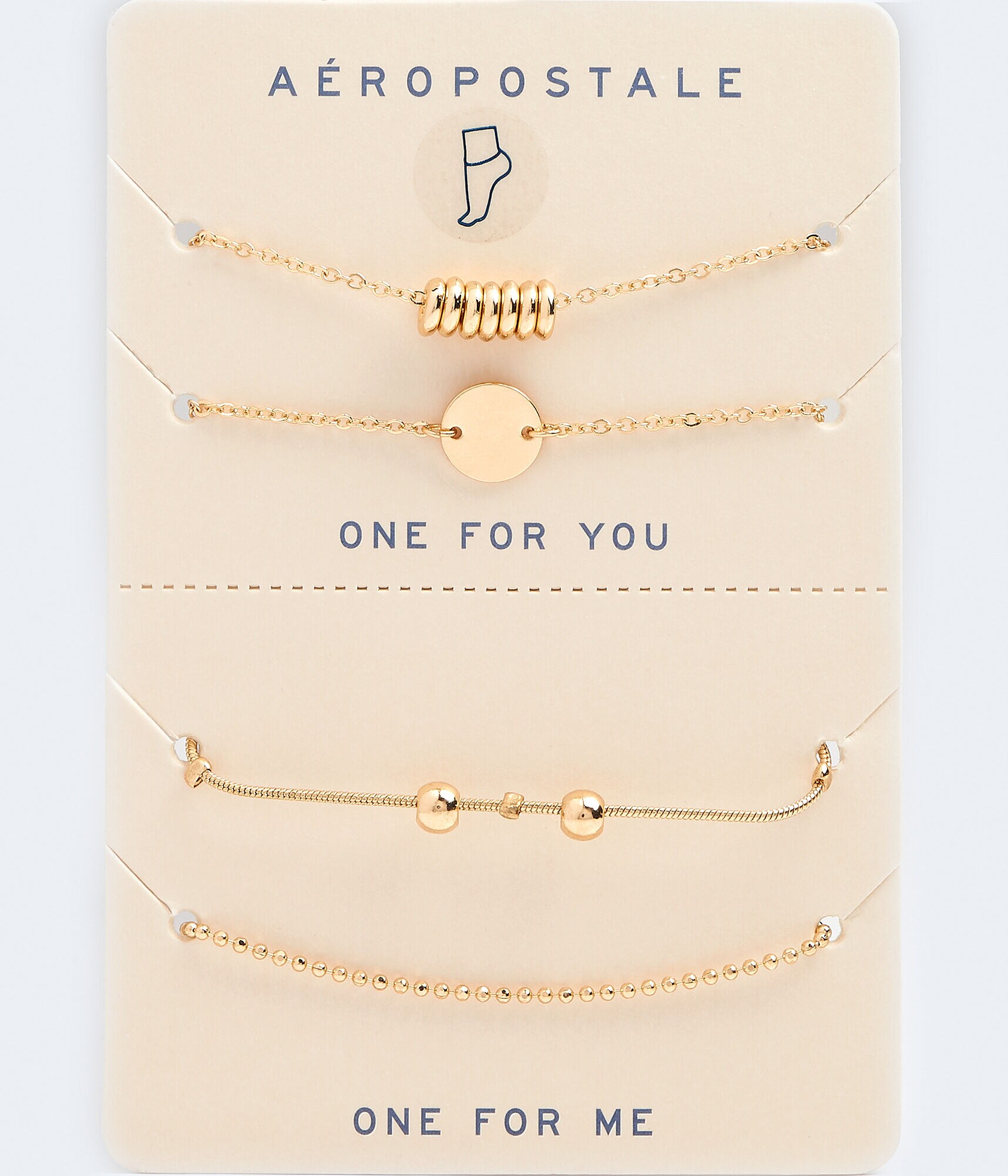 Best Friends Ring & Ball Anklet Set