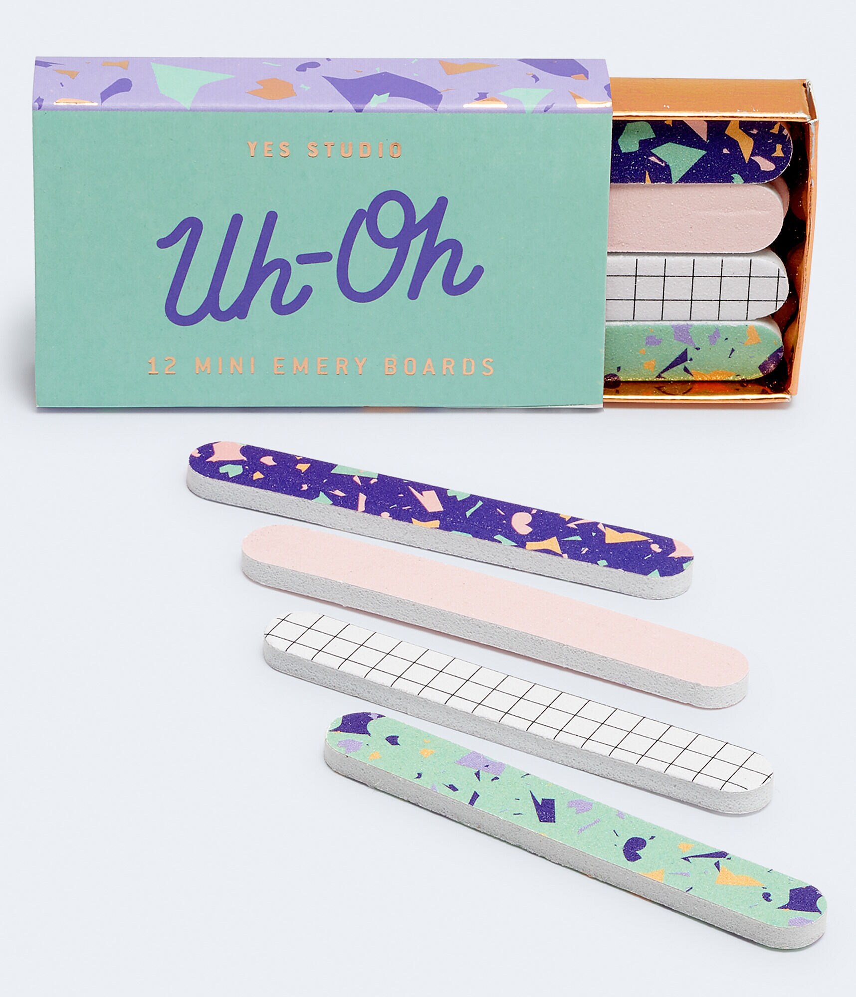 Yes Studio Uh-Oh Mini Emery Board 12-Pack