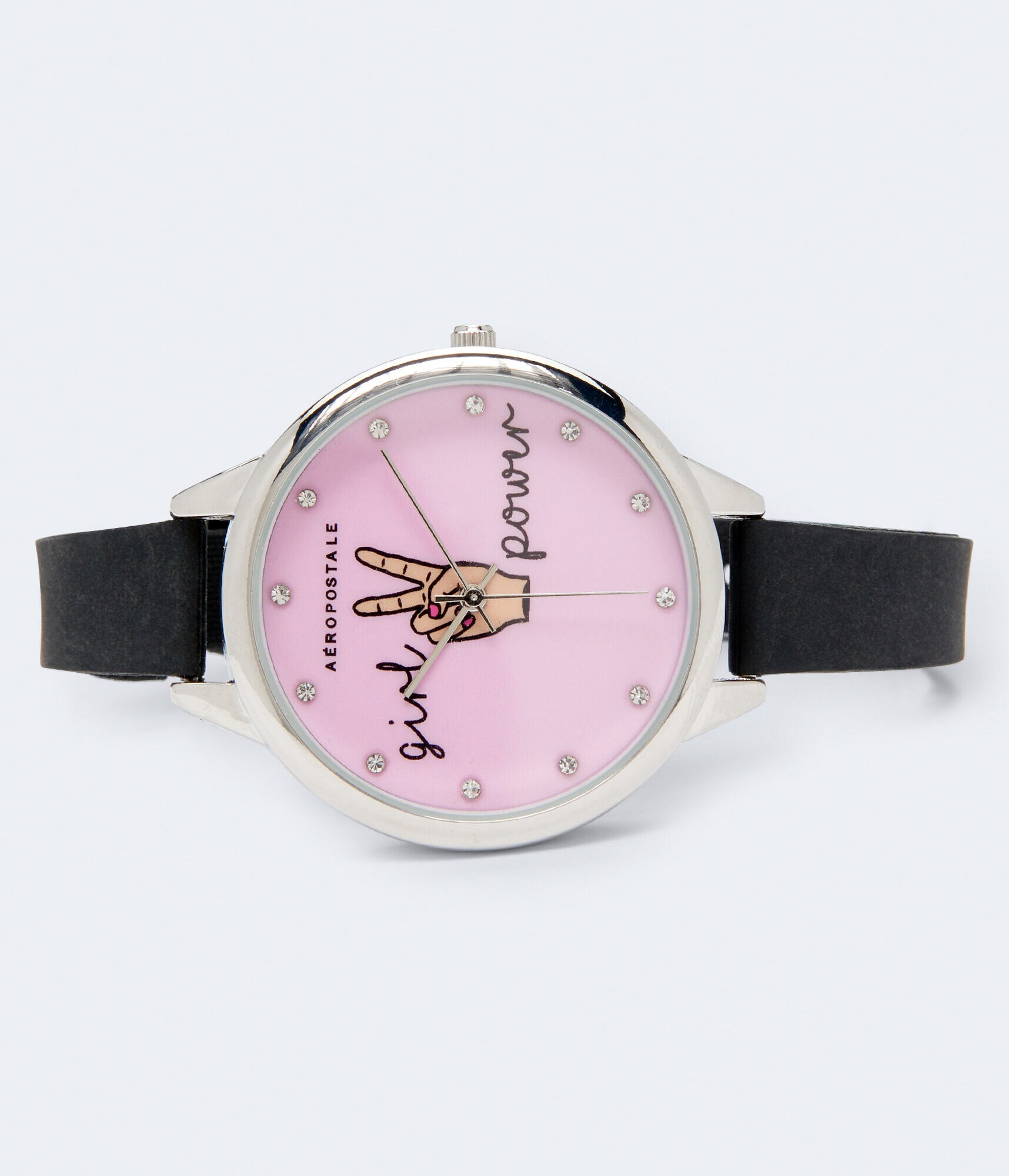 Rubber Girl Power Analog Watch