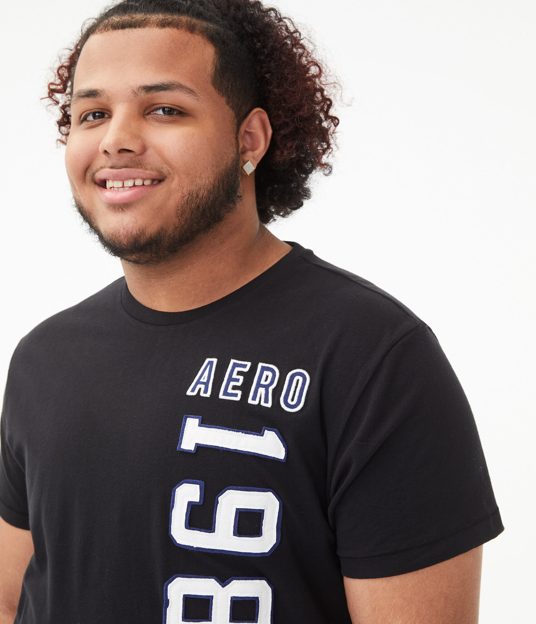 1987 Vertical Logo Appliqué Graphic Tee