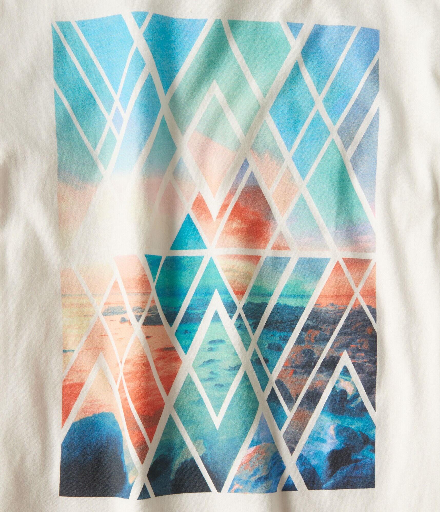 Geometric Ocean Graphic Tee