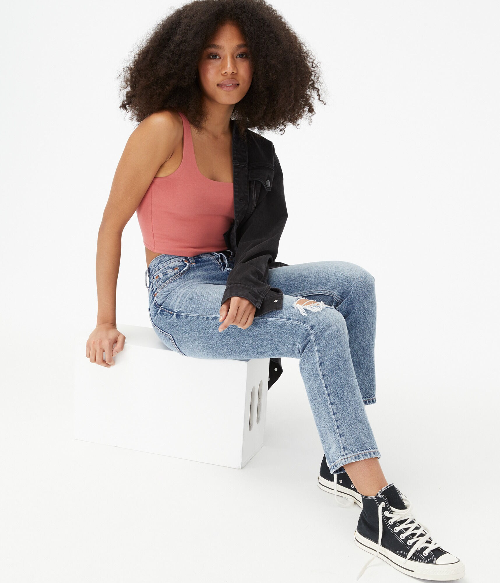 Seriously Soft Square-Neck Cropped Tank