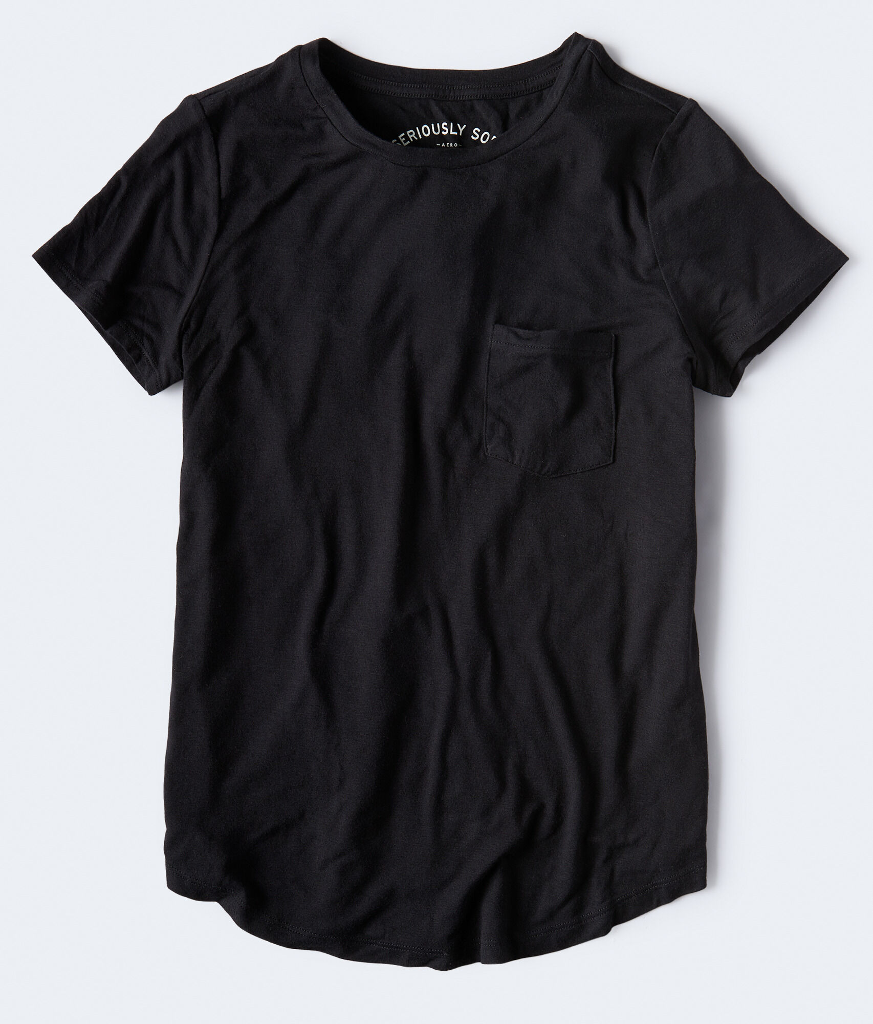 Seriously Soft Pocket Crew Tee