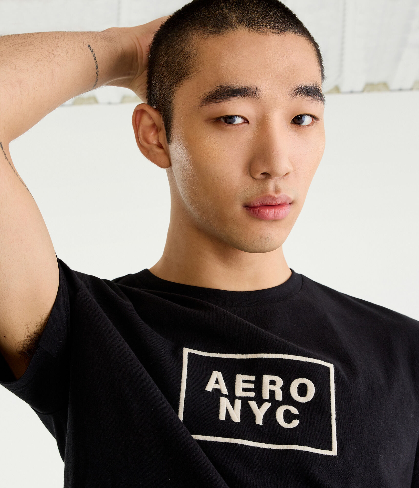 Aero NYC Box Logo Graphic Tee