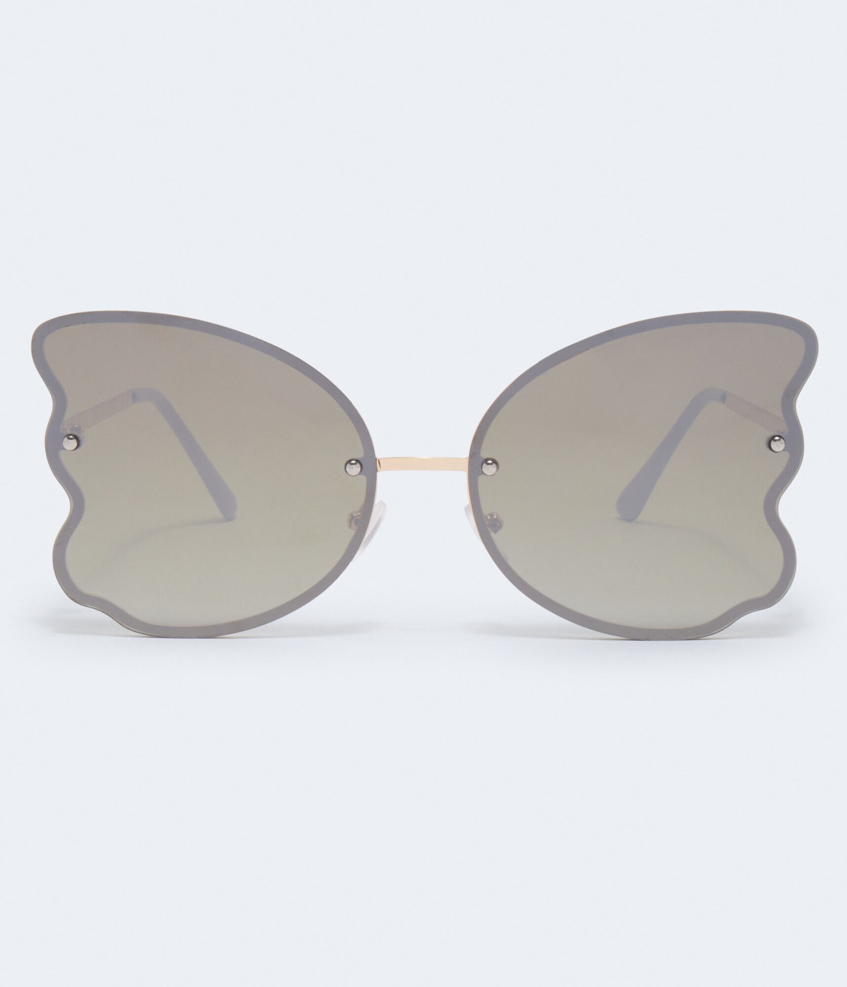 Butterfly Rimless Sunglasses