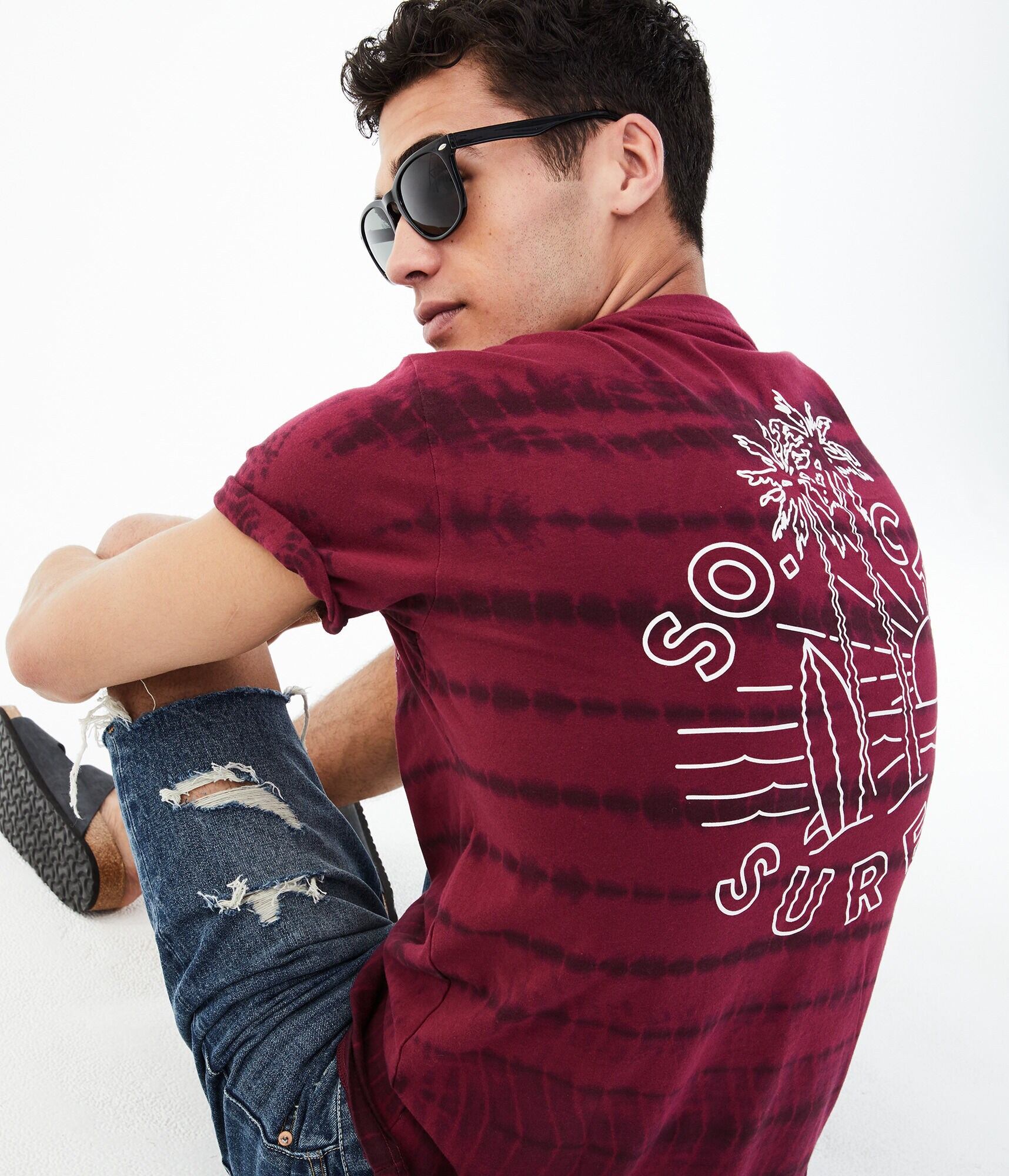So Cal Surf Tie-Dye Graphic Tee