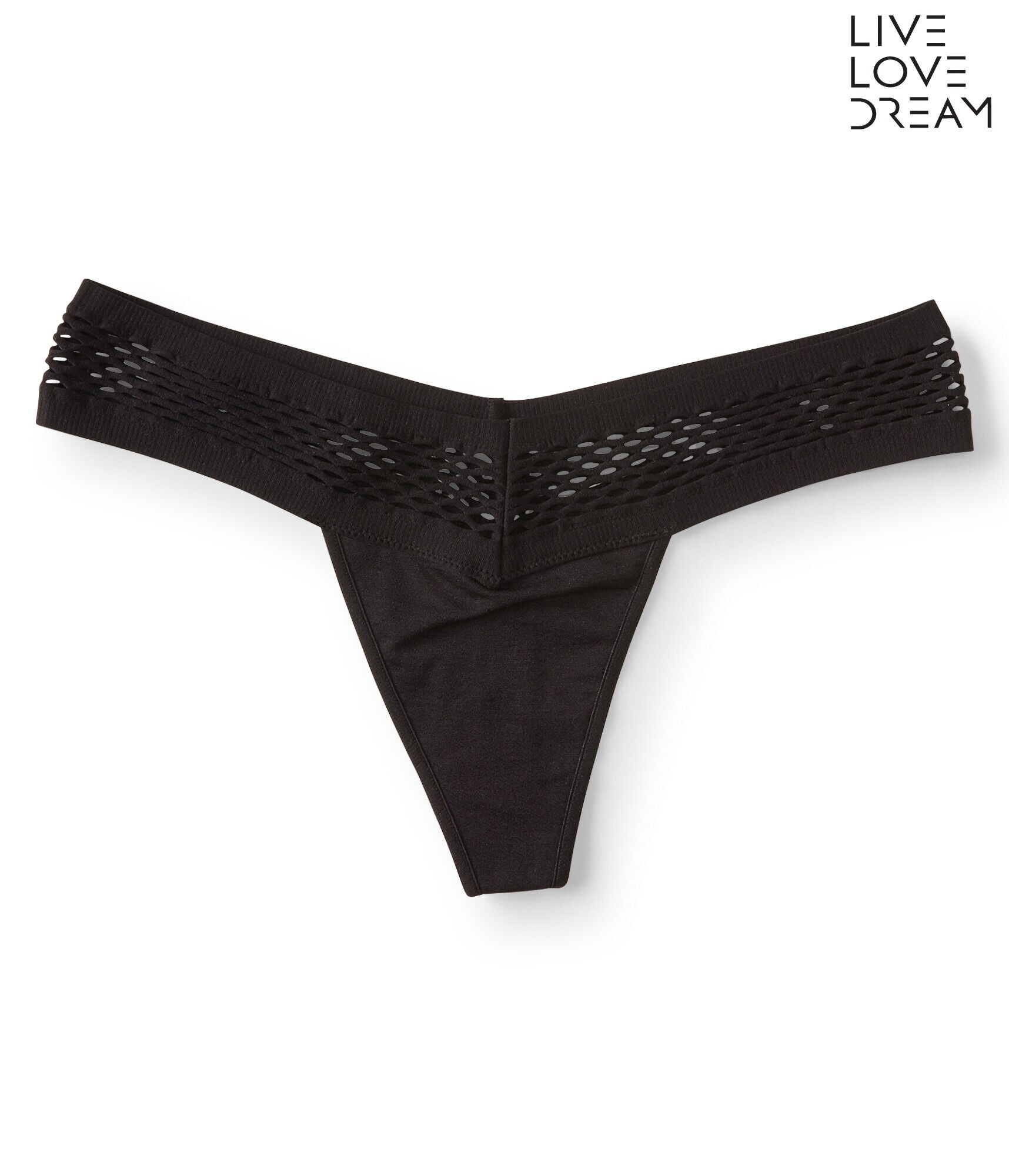 Seamless Drop-Needle Thong