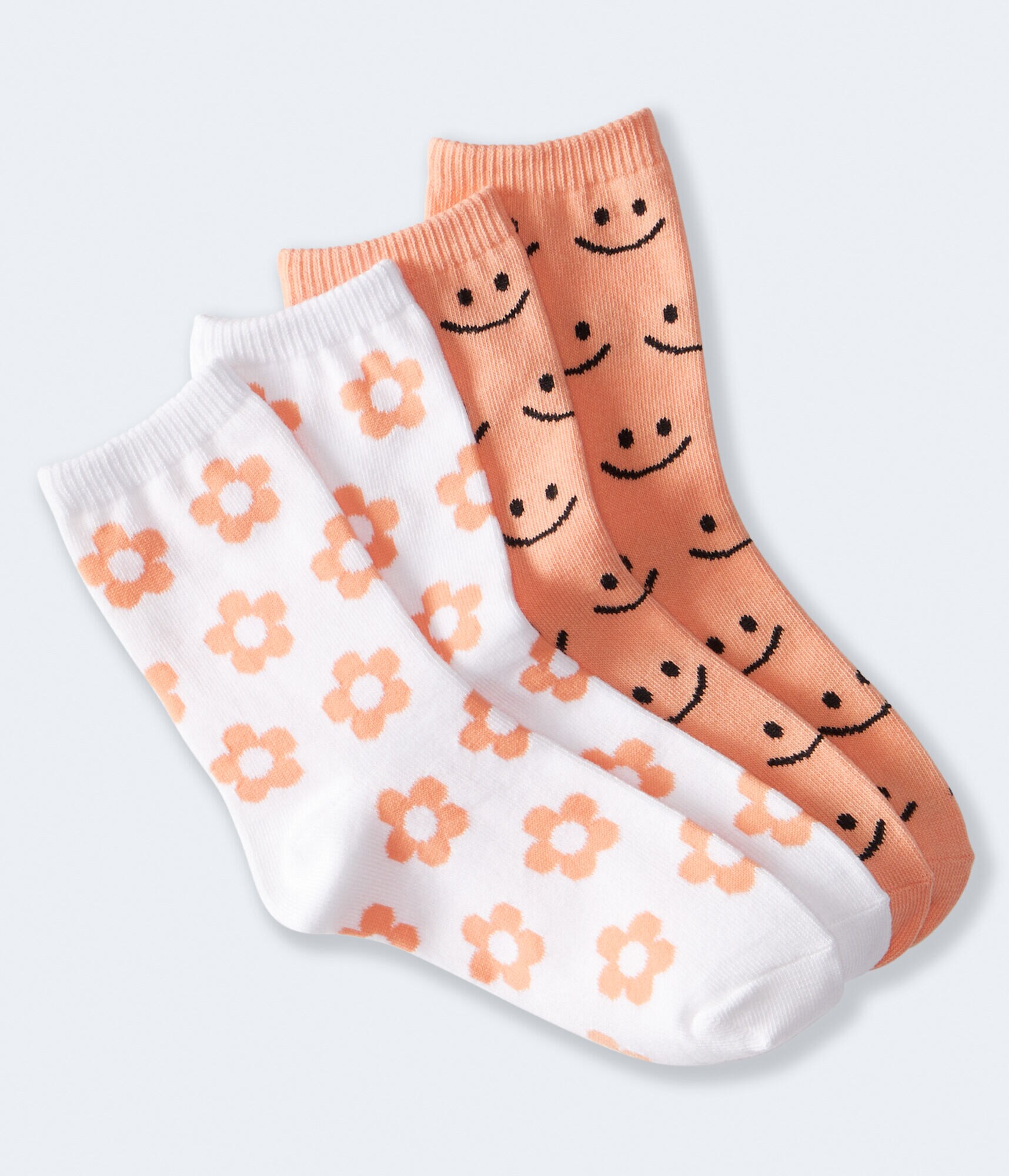 Daisy & Smiley Crew Sock 2-Pack