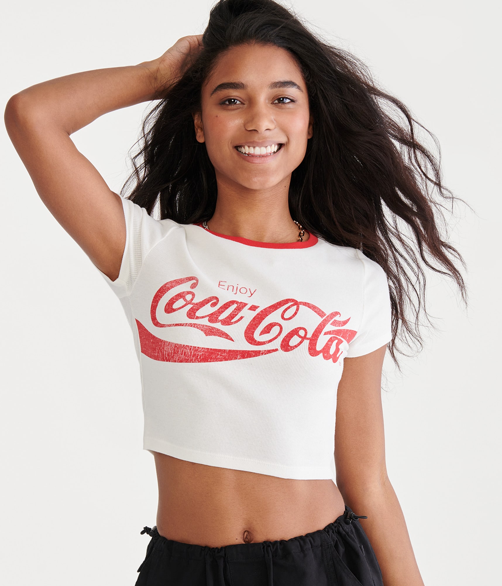 Coca Cola by Aeropostale Enjoy Coca Cola Baby Tee